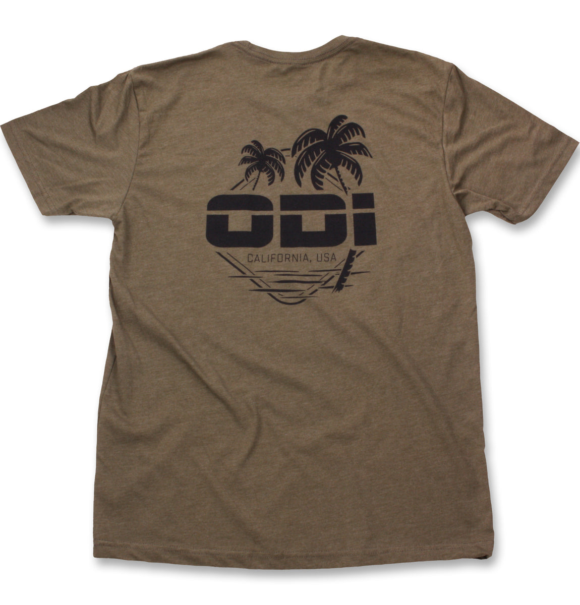 California TEE - Olive Green/Black – ODI
