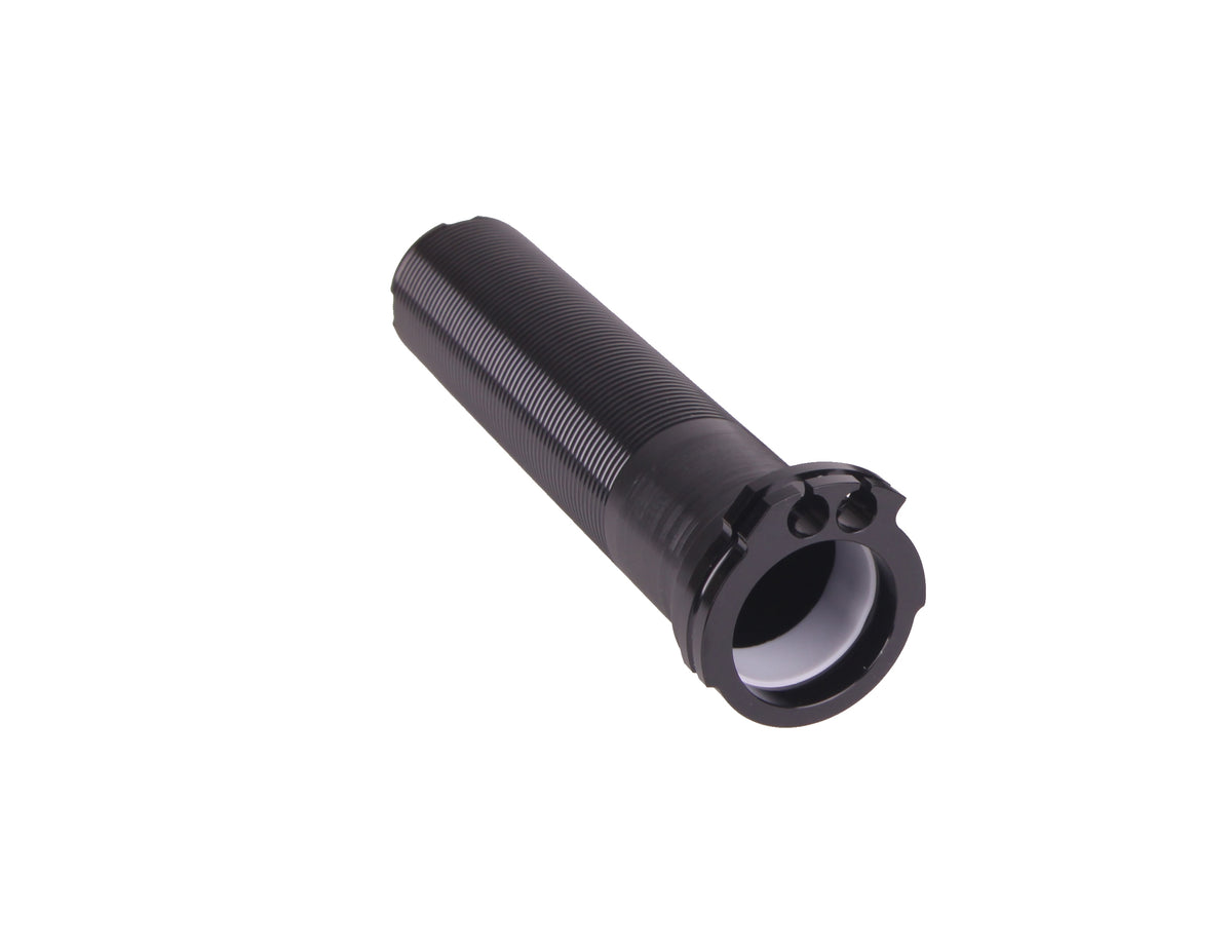 V-TWIN Fusion Alloy Throttle Tube-Black; 1984+ Harley Davidson Cable M ...